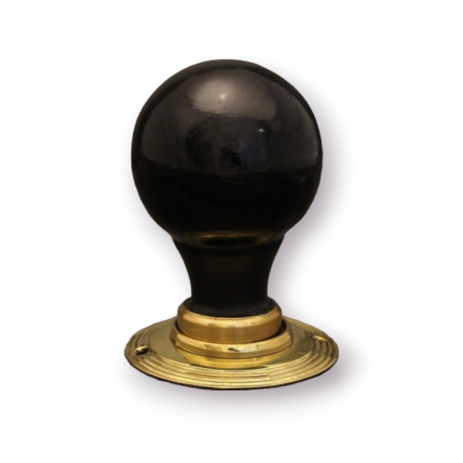 Cromwell Door Knob – Ebonised Wood - Period Features