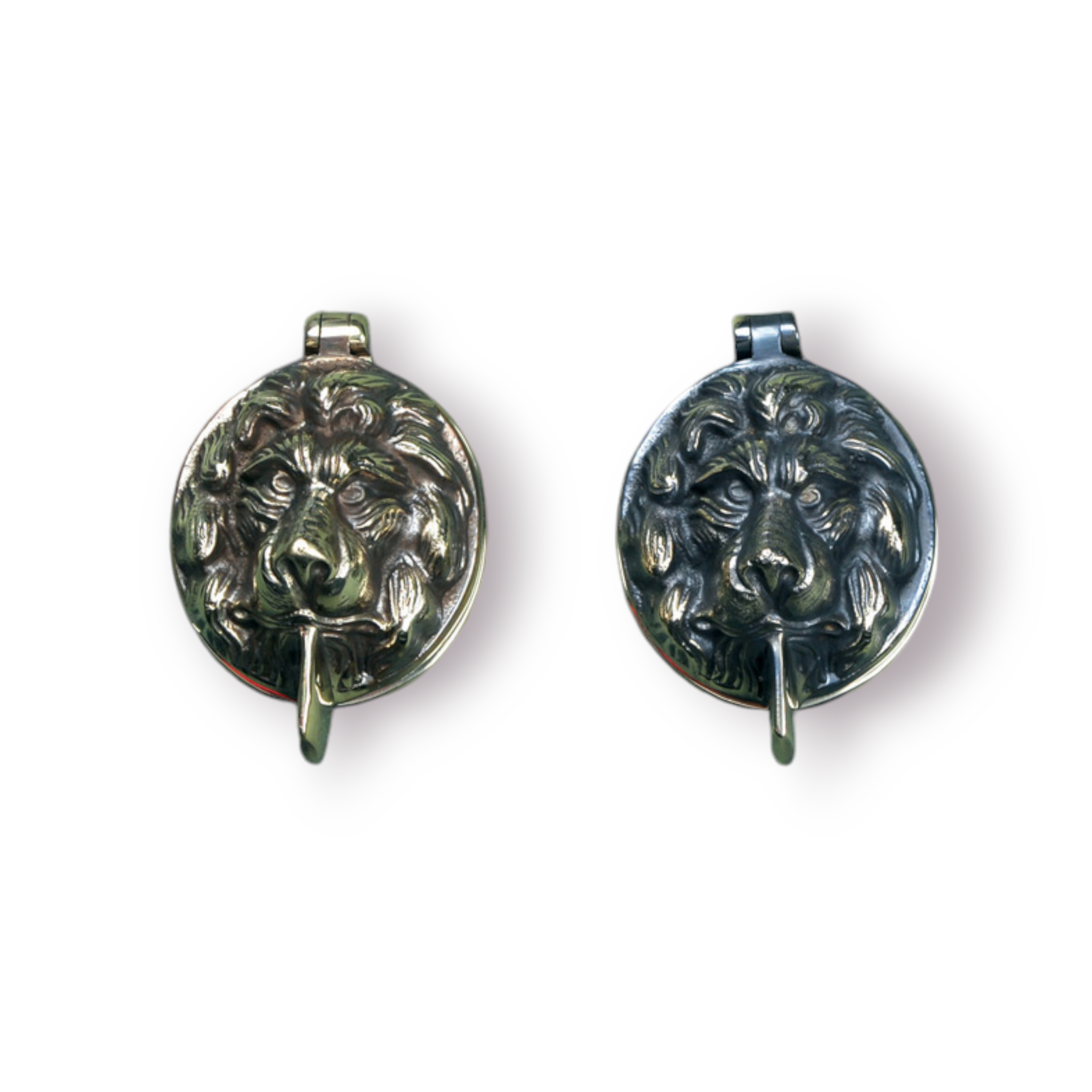 Lions Head Lock Cover - Aged Nickel - Period Features