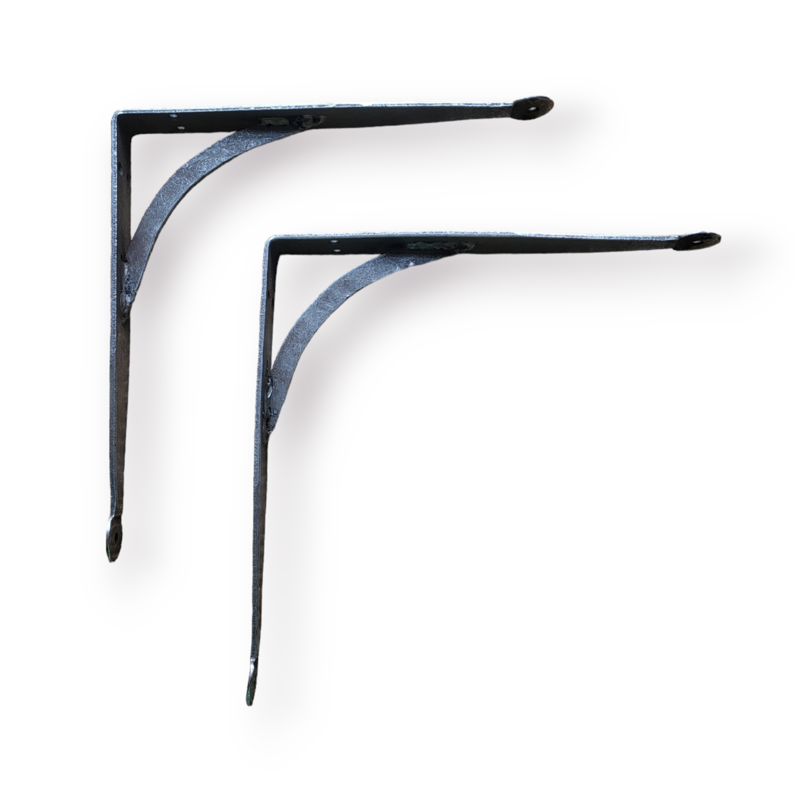 Cast Iron Penny End Bracket - 10 " x 10 " - Period Features