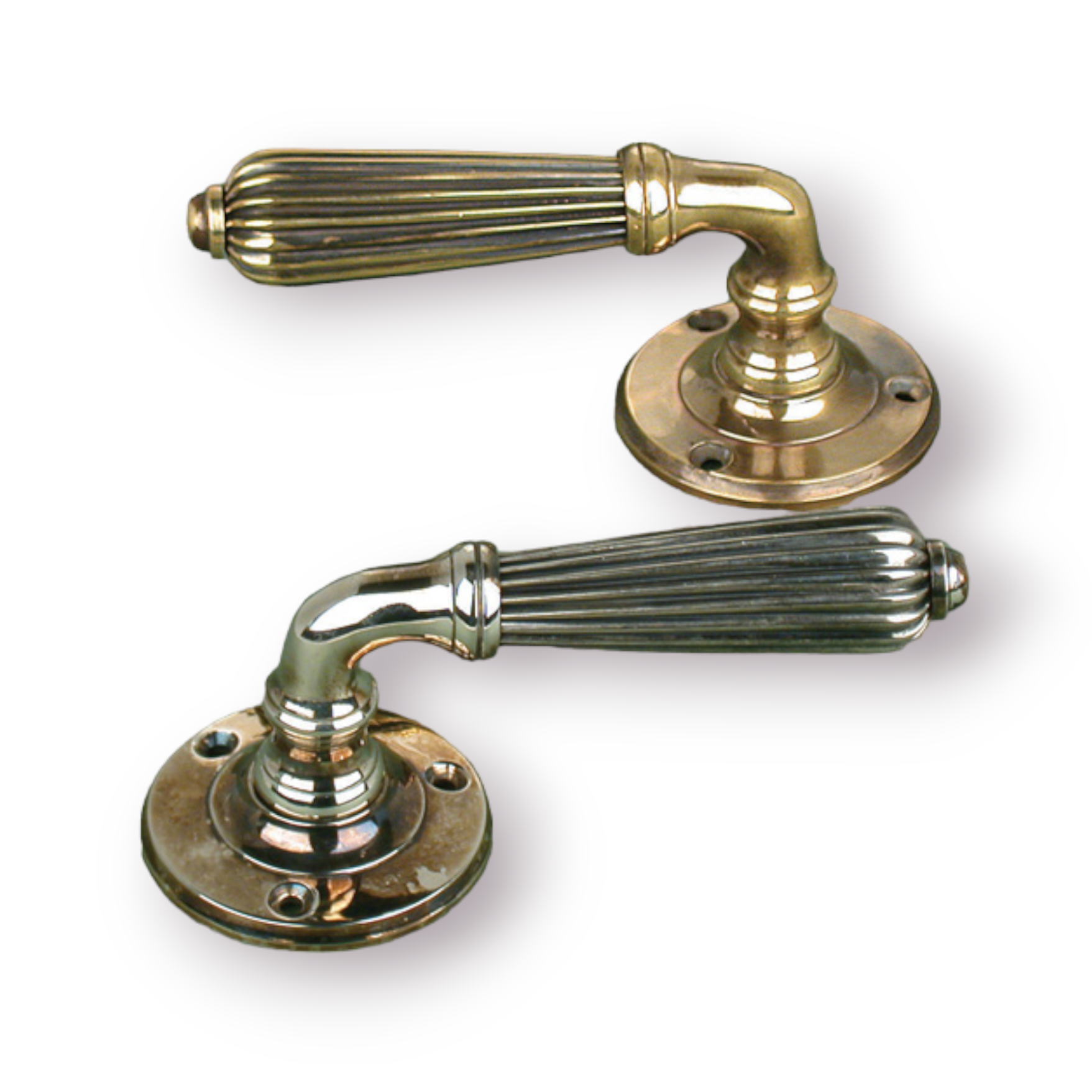 Regency Lever Handle - Aged Nickel - Period Features