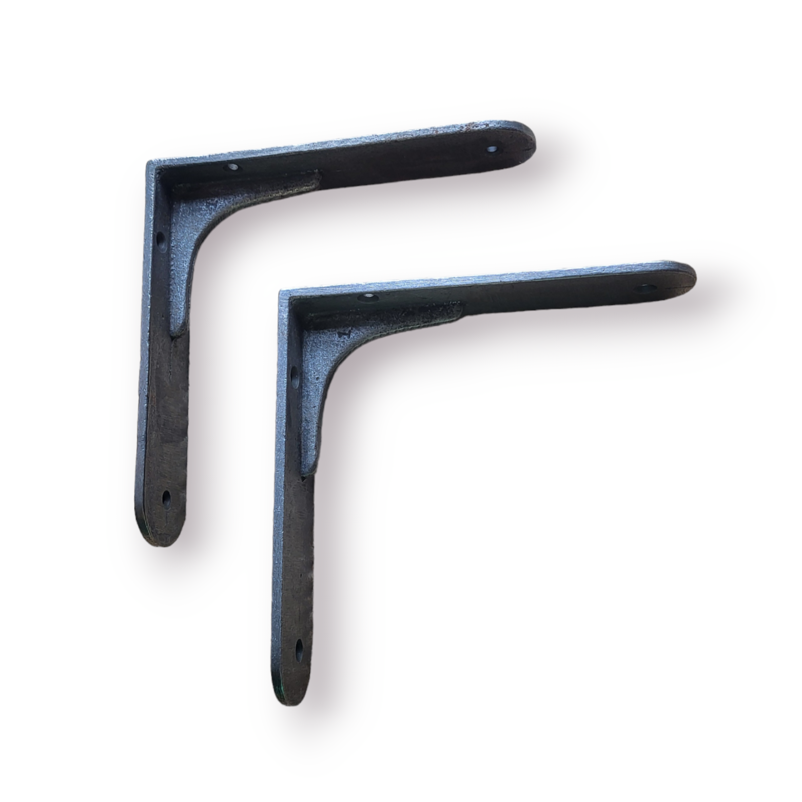 Cast Iron Round End Bracket – 6" (Pair) - Period Features