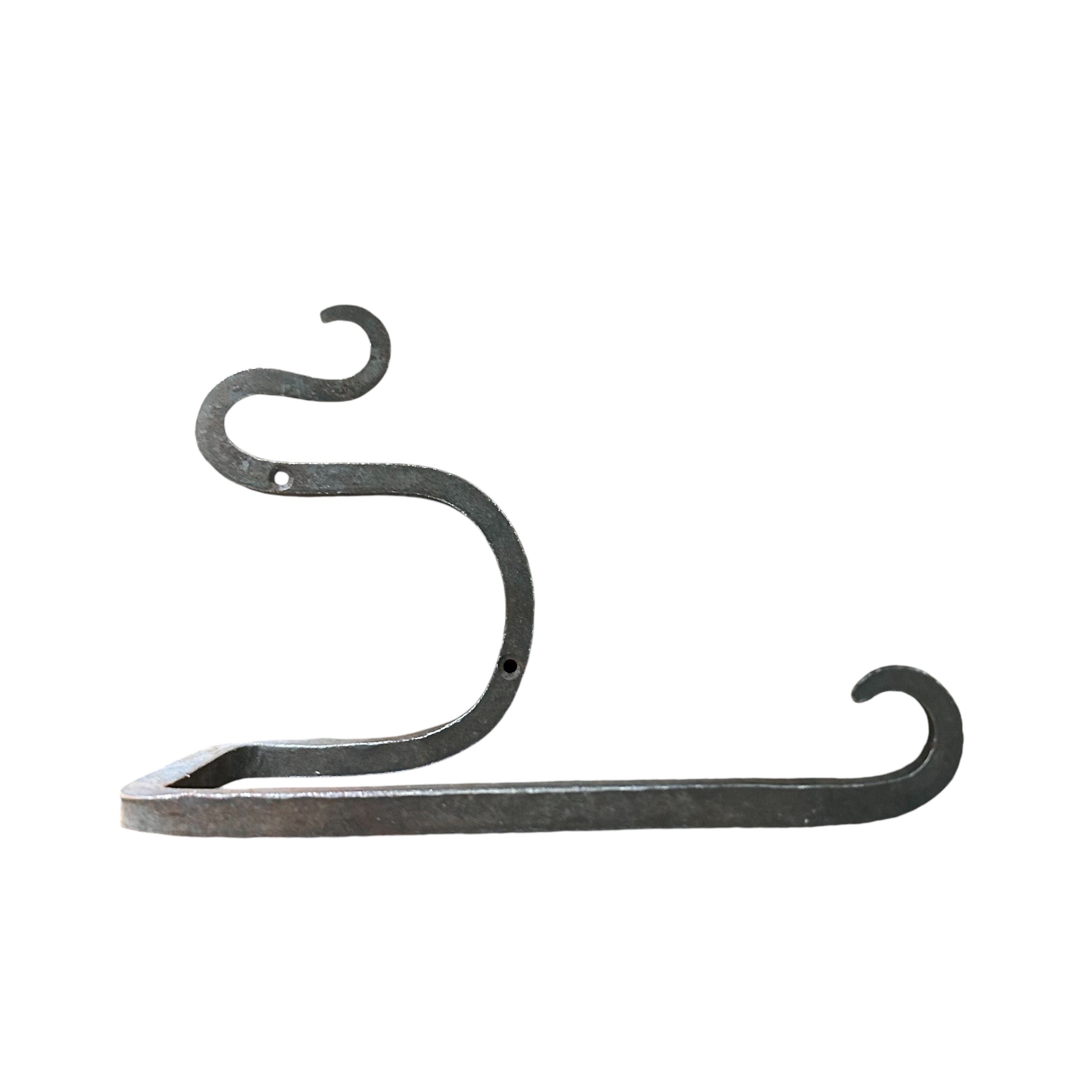 Artisan ‘S’ Toilet Roll Holder - Antique Iron - Period Features