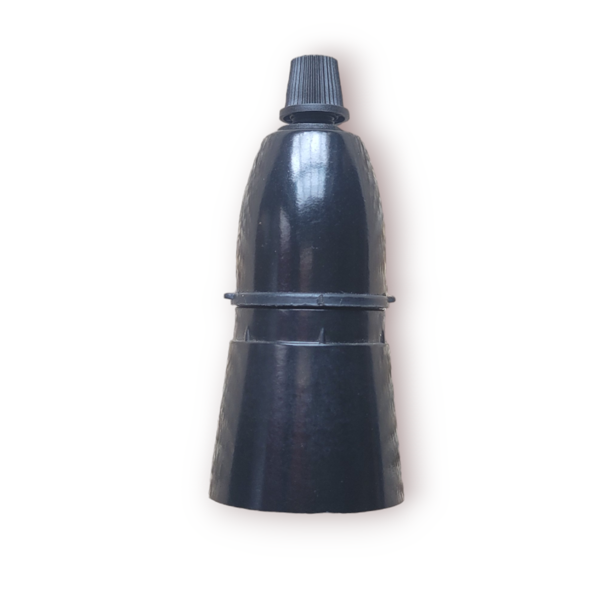 Retro "Bakelite" Bulb Holder with Braided Cable - Period Features
