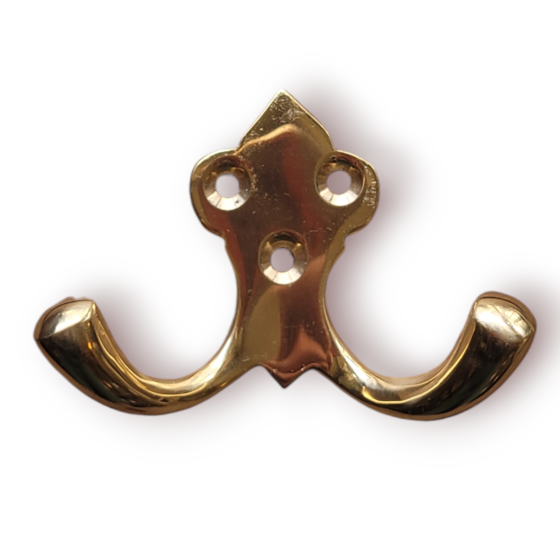 Small Brass Double Hook - Period Features