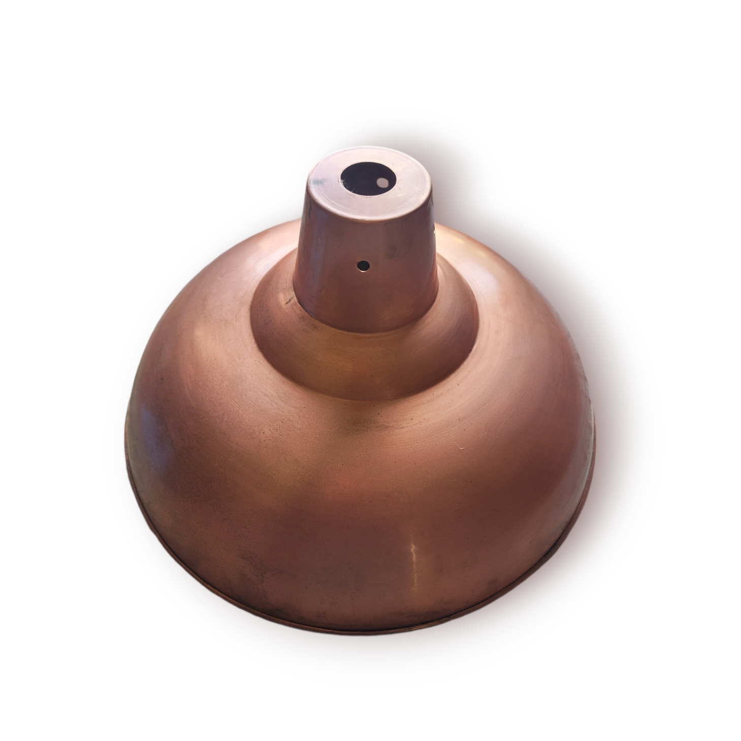 "Factory" Pendant Shade - Dull Copper - 350mm Diameter - Period Features